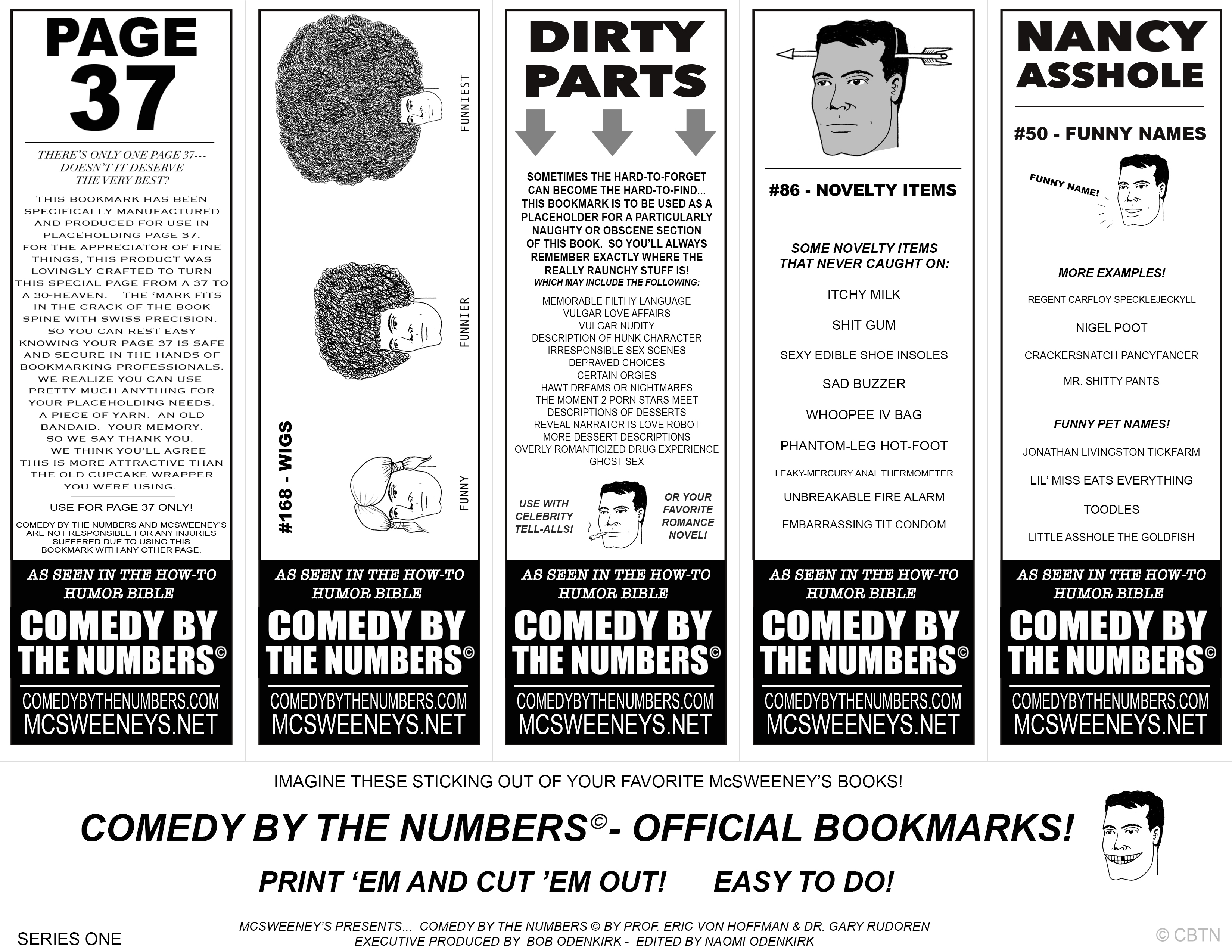 Comedy By The Numbers Salutes Bookmarks! - McSweeney’s Internet Tendency